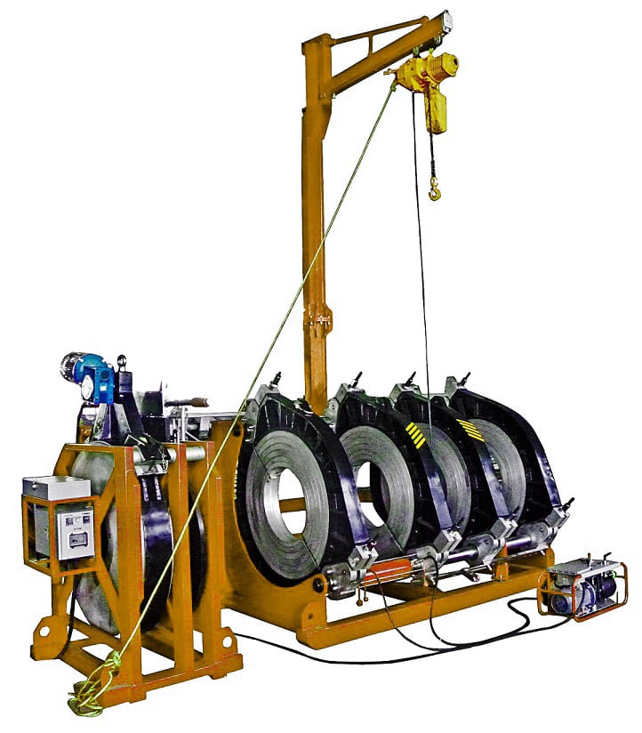 Butt-Welding Machine for PE Pipes 500 to 1000mm | Weldpoly Field1000